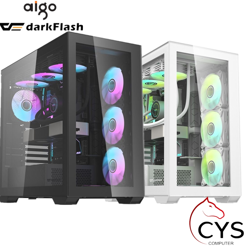 AIGO DARKFLASH DLX4000 TG E-ATX CASING | Shopee Malaysia