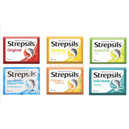 Strepsils soothing relief of sore throats candy 6 Lozenges | Shopee ...