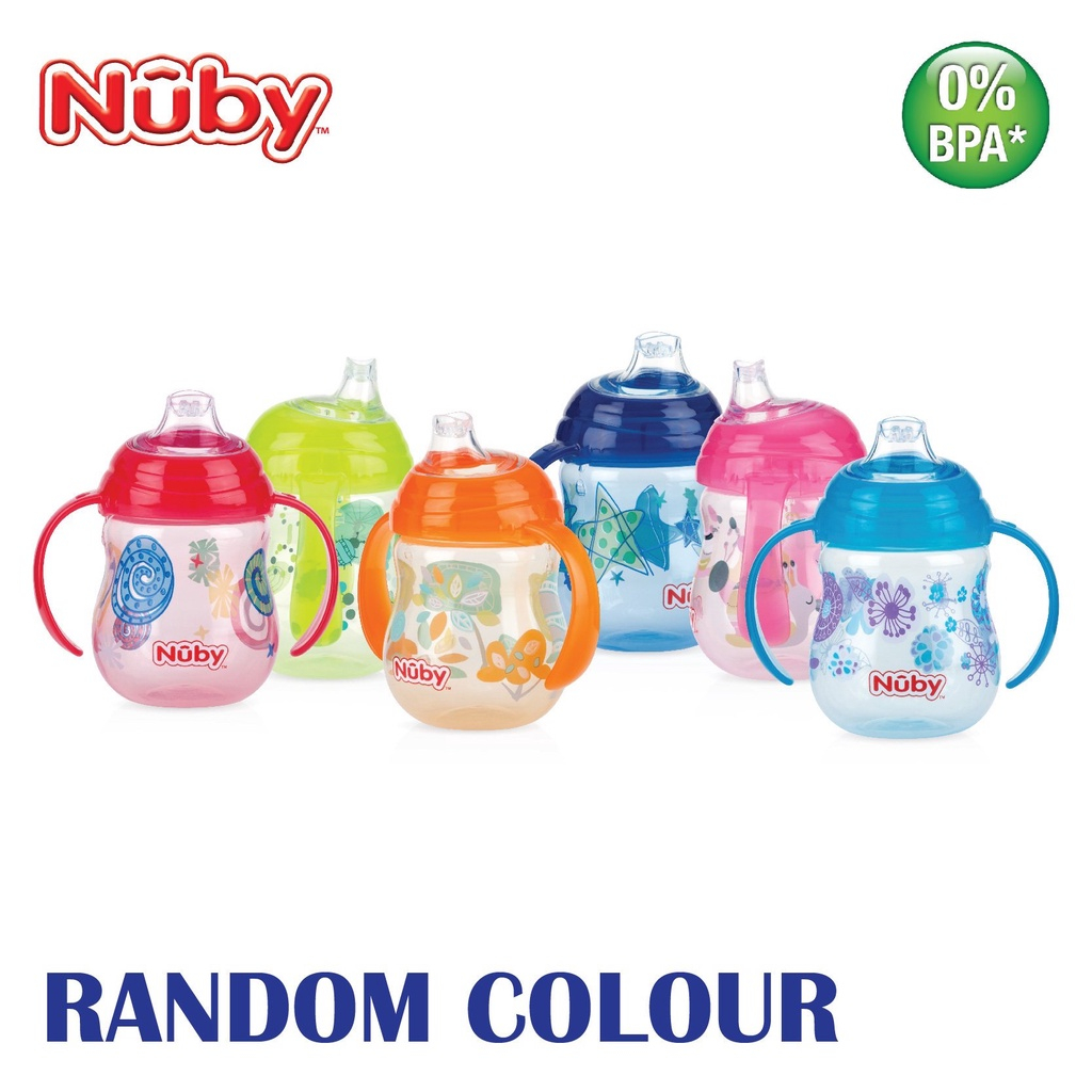 Nuby Designer Pinpoint 2 Handle Clik-It 10320 270ml | Shopee Malaysia
