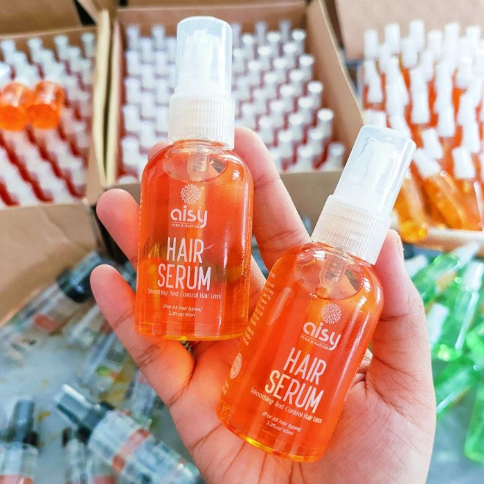 Aisy Hair Serum Rawat Rambut Gugur, Kelemumur & Rambut Kering – Bau ...