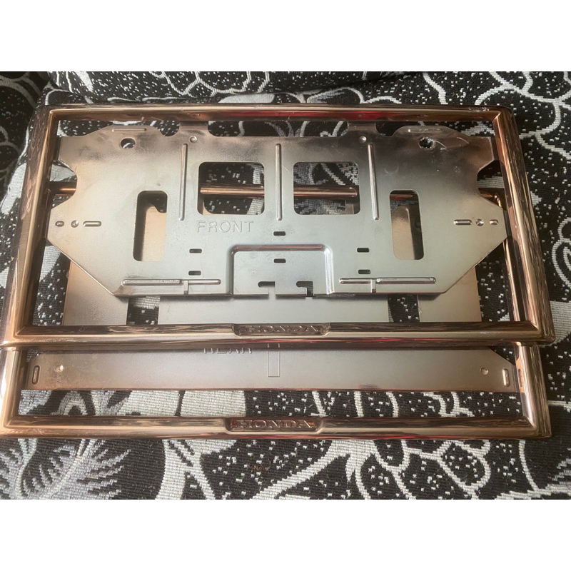 honda access frame plate rose gold | Shopee Malaysia