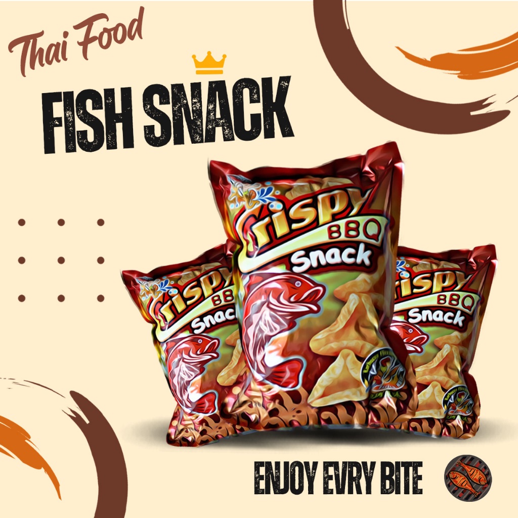 Crispy BBQ Fish Snack 120G🔥 / 酥脆鱼条 😋 / BBQ Keropok Ikan | Shopee Malaysia