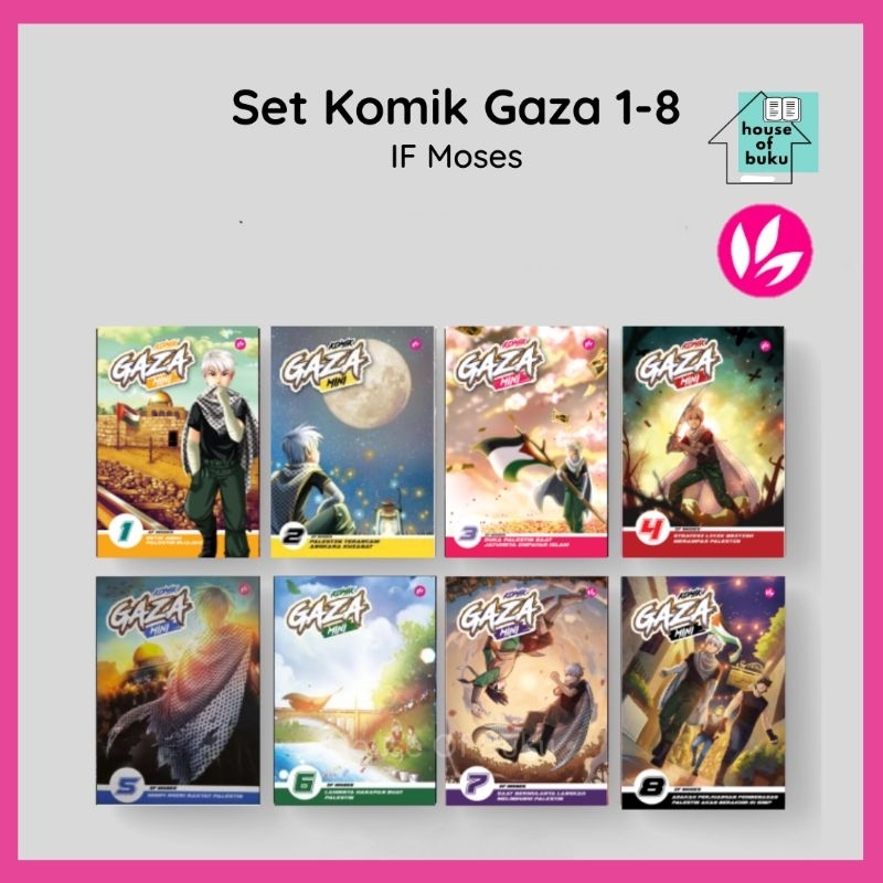 [READYSTOCK] SIRI KOMIK GAZA MINI 1-8 (IF Moses) | IMAN PUBLICATION ...