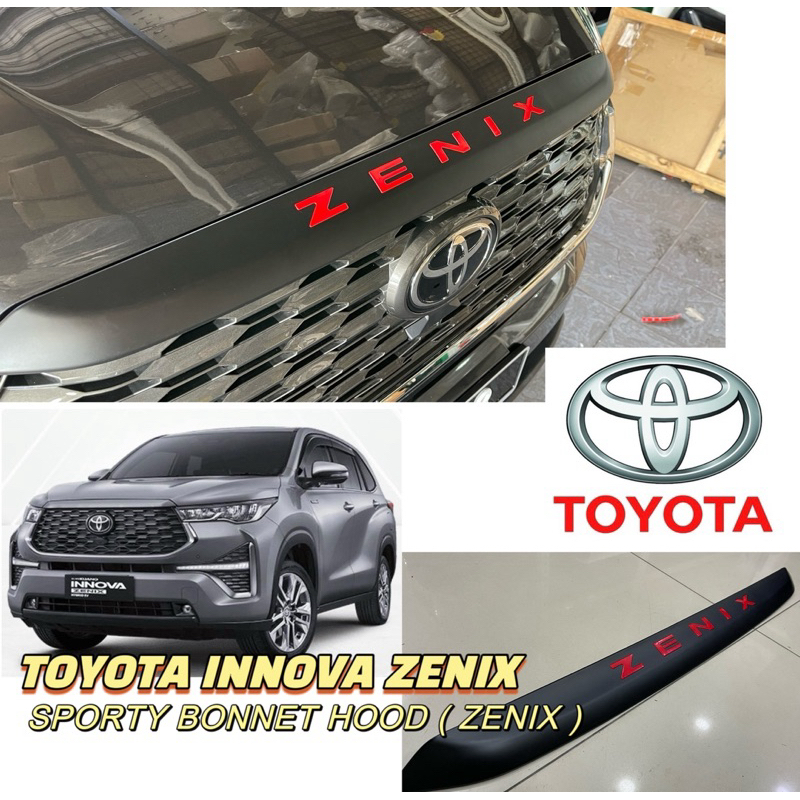 TOYOTA INNOVA ZENIX BONNET HOOD MODELLISTA DESIGN WITH WORDING ZENIX ...