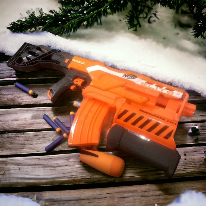[serious?] Nerf Elite USED Demolisher Motorized Flywheel Blaster With ...