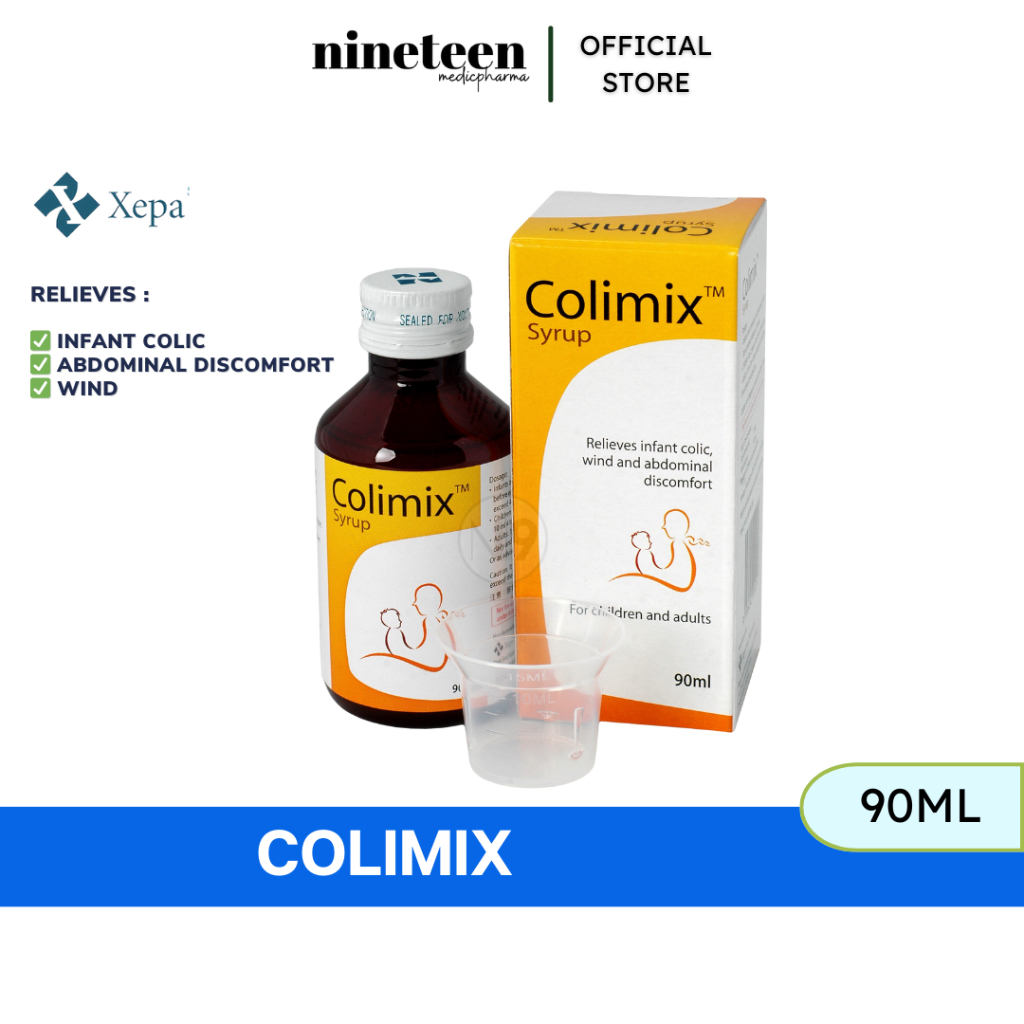 COLIMIX Syrup 90ML | For Wind And Stomach Discomfort (EXP : 04/26 ...