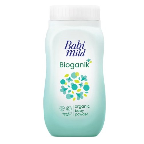 BABI MILD Ultra Mild Bioganik Baby Powder 45 g | Shopee Malaysia