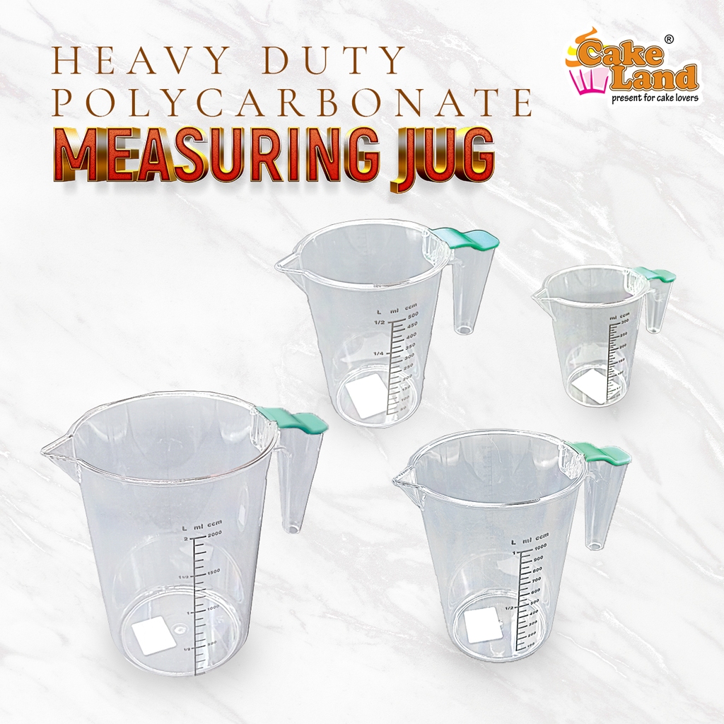 THE BAKER Polycarbonate Measuring Jug - 300ml / 500ml / 1000ml / 2000ml | Shopee Malaysia