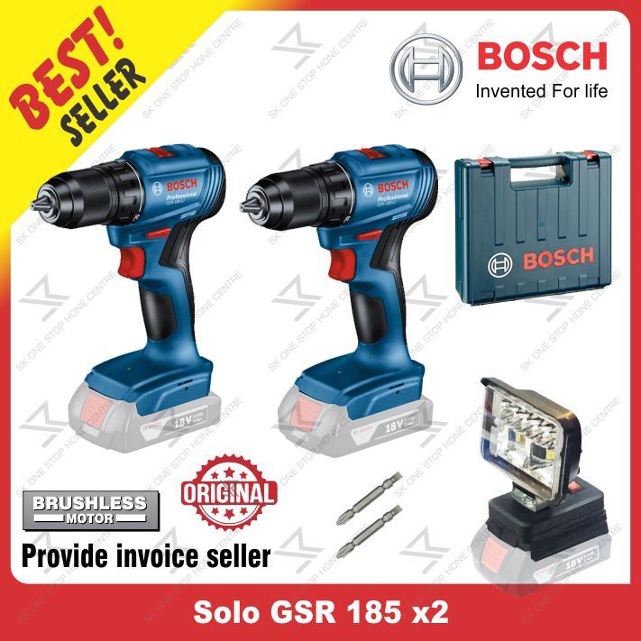 BOSCH GBH 180 LI | GWS 180 | GSR 185 CORDLESS BRUSHLESS Hammer Drill ...