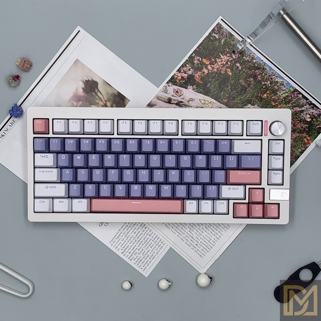 [LOCAL STOCK] Volcano Keycap PBT Double Shot OEM Rauch Wolke Keycaps ...