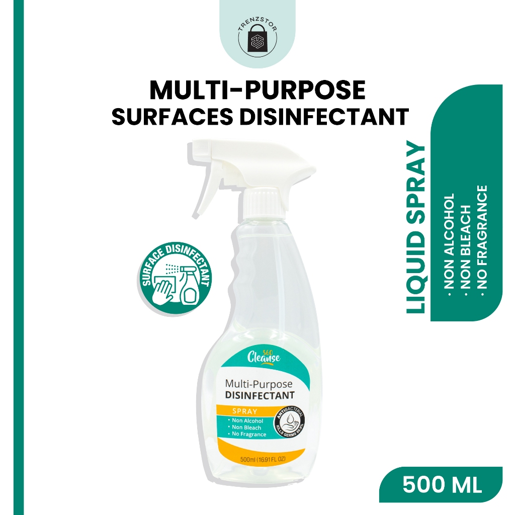 Cleanse360 Multi-Purpose Surfaces Disinfectant [Spray / Liquid - 500ml ...