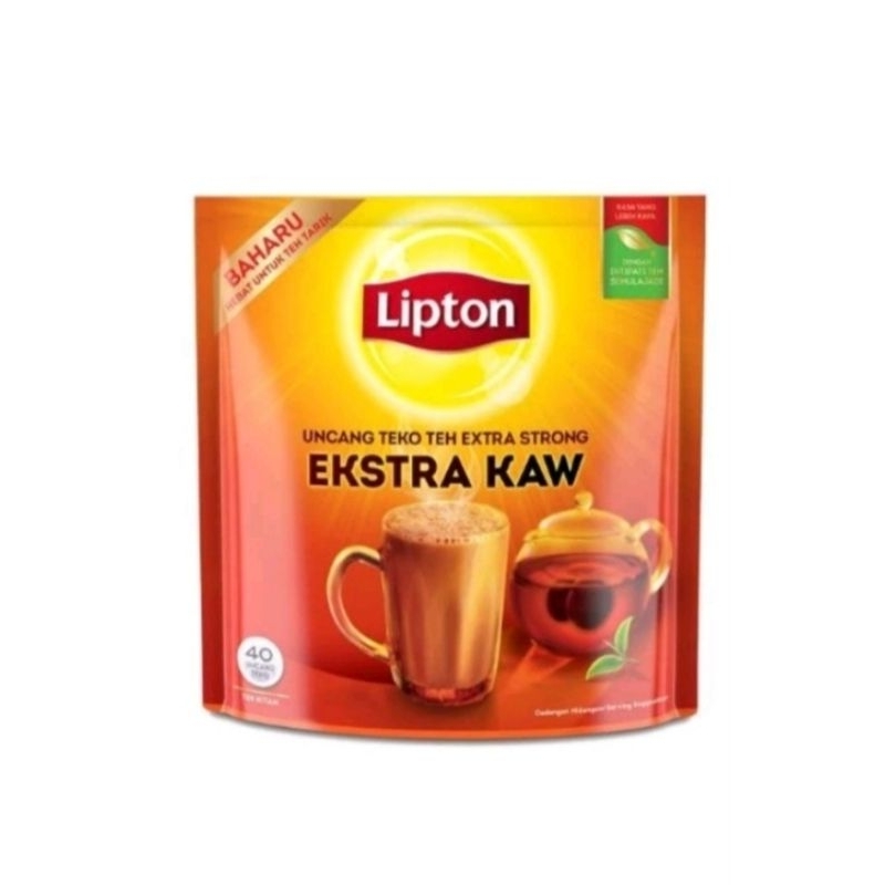 Lipton Ekstra Kaw Uncang Teko Teh Extra Strong (40's) | Shopee Malaysia