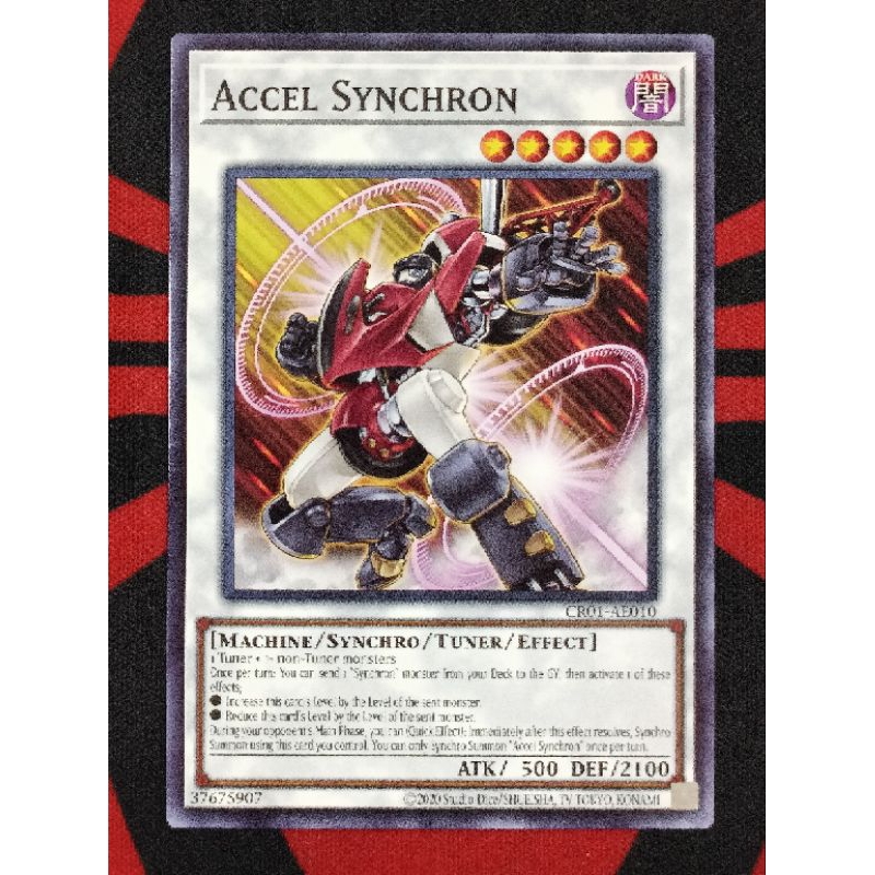 YUGIOH KONAMI CR01-AE010 Accel Synchron (Common) | Shopee Malaysia