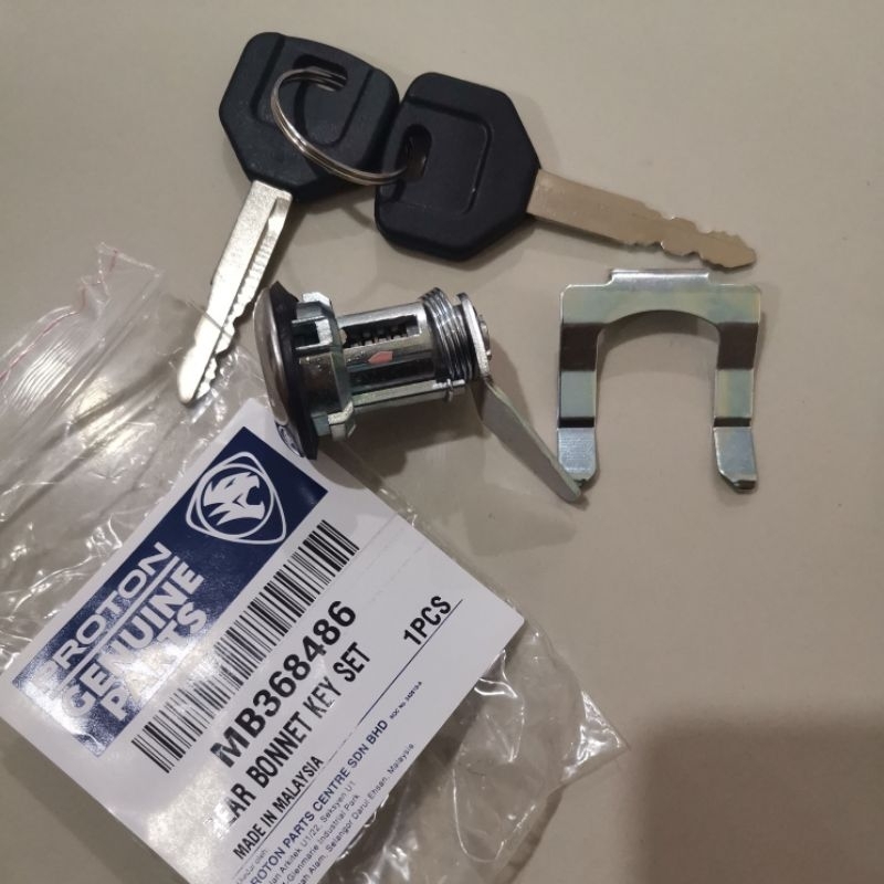 REAR BONNET KEY LOCK BELAKANG BONNET KUNCI SAGA ISWARA AEROBACK/SEDAN ...