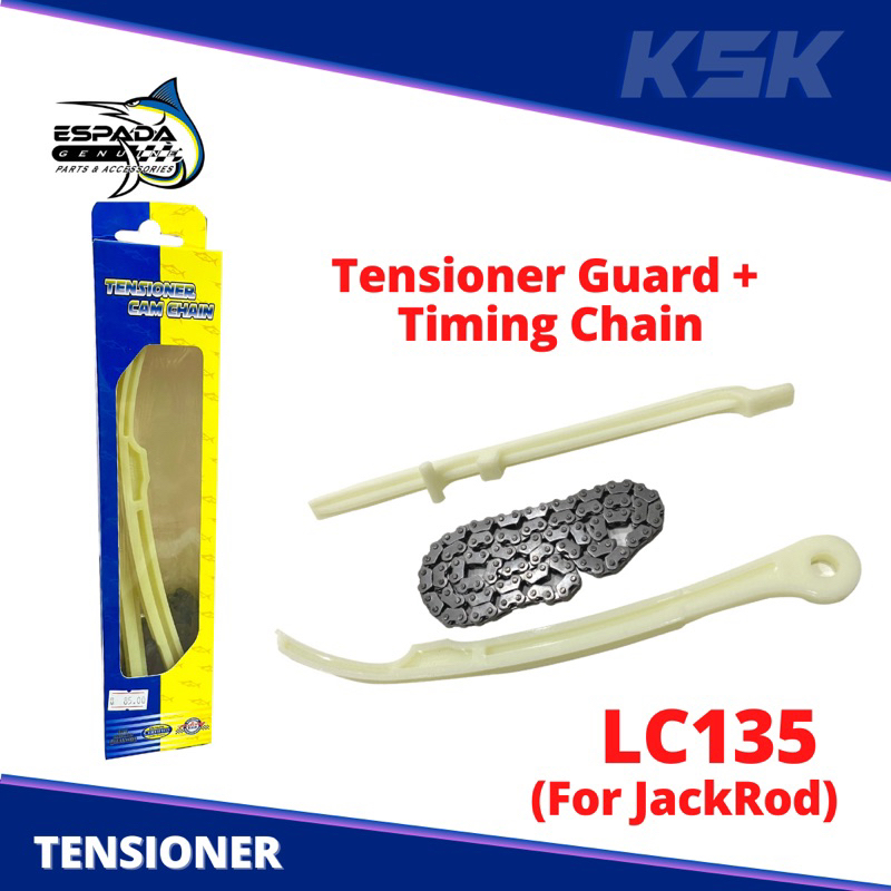 Tensioner Guard + Timing Chain Combo Set LC135 (For JackRod)- Timing ...