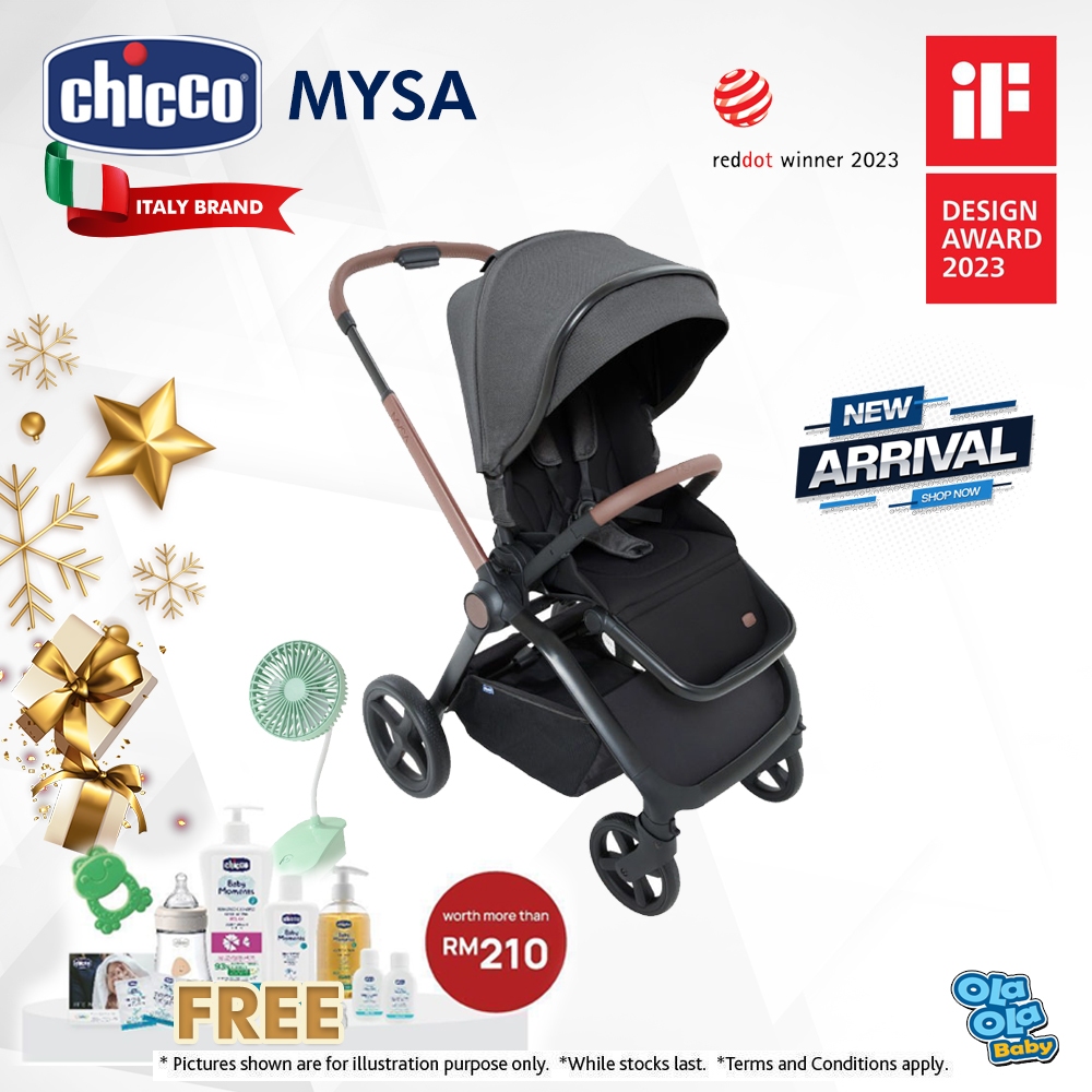 (NEW MODEL) Chicco MYSA Two Ways Stroller | Shopee Malaysia