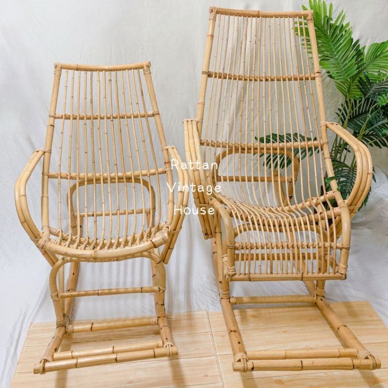 (Rattanvintage) 🔥 Rattan Rocking Chair | Adult Rocking Chair | Kerusi ...