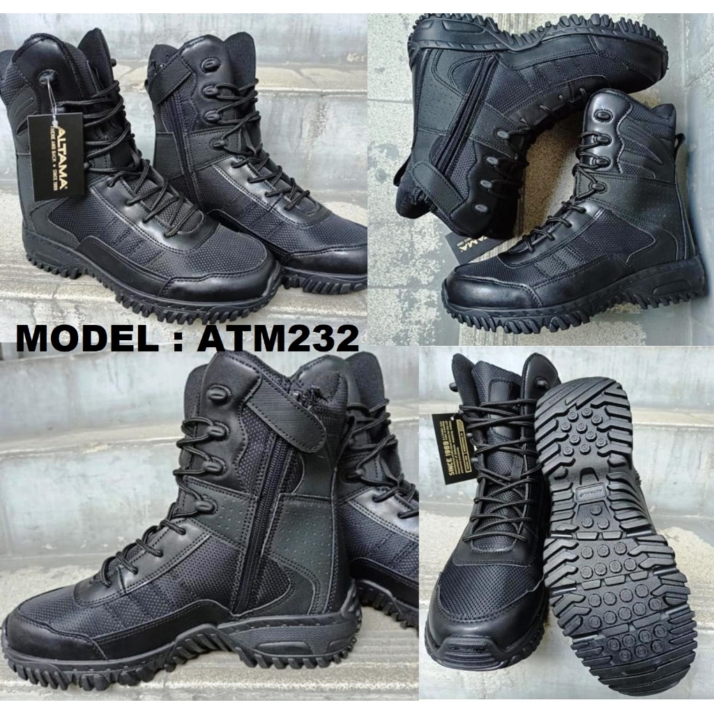SWAT ALTAMA Leather Boots Kasut Kulit Tactical Boots DELTA Kasut ...