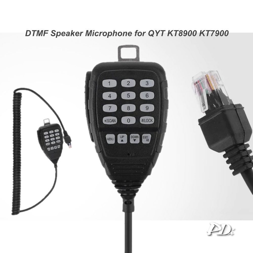 QYT Original DTMF PTT Speaker Microphone KT-8900 Mobile Radios | Shopee Malaysia