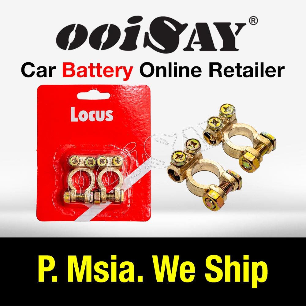 Universal Car Battery Terminal Clamp Clips Connector - Kepala Bateri ...