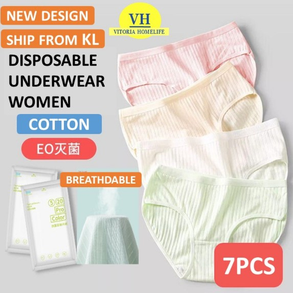 Disposable Panties Women Disposable Underwear Disposable Cotton ...