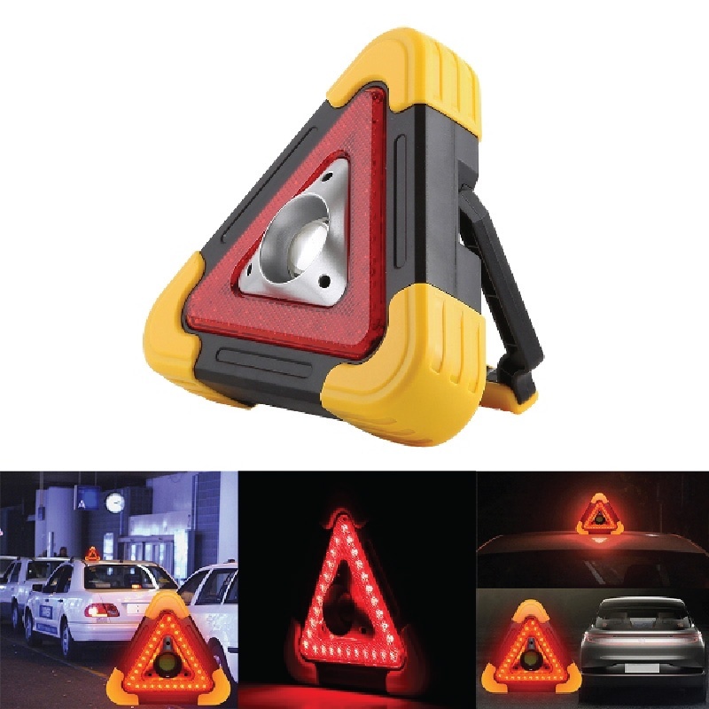 Car Emergency LED Triangle Light Triangle Work Lights Warning Light ...