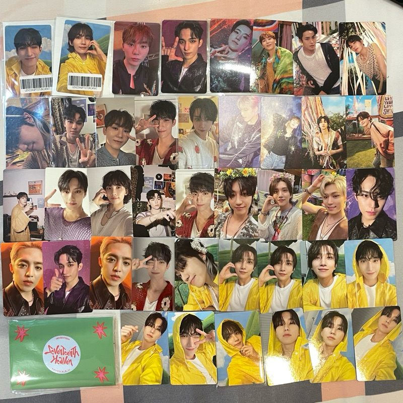 SEVENTEEN SEVENTEENTH HEAVEN ALBUM PHOTOCARD M2U WEVERSE VER FANSIGN BENEFIT POB MINGYU WONWOO ...