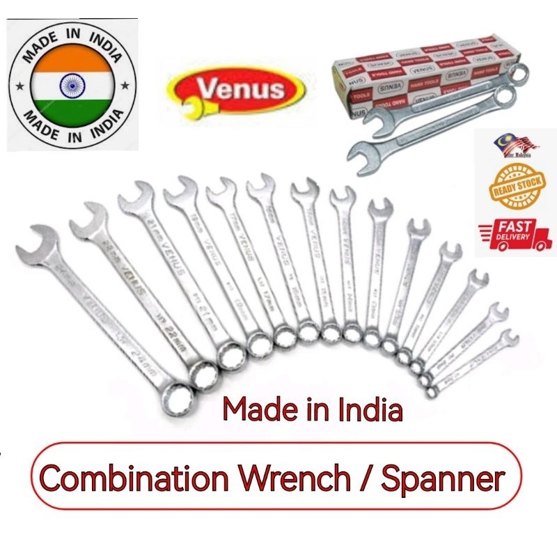 **Ready Stock** [Made In India] Venus Combination Wrench Spanner 6mm ...