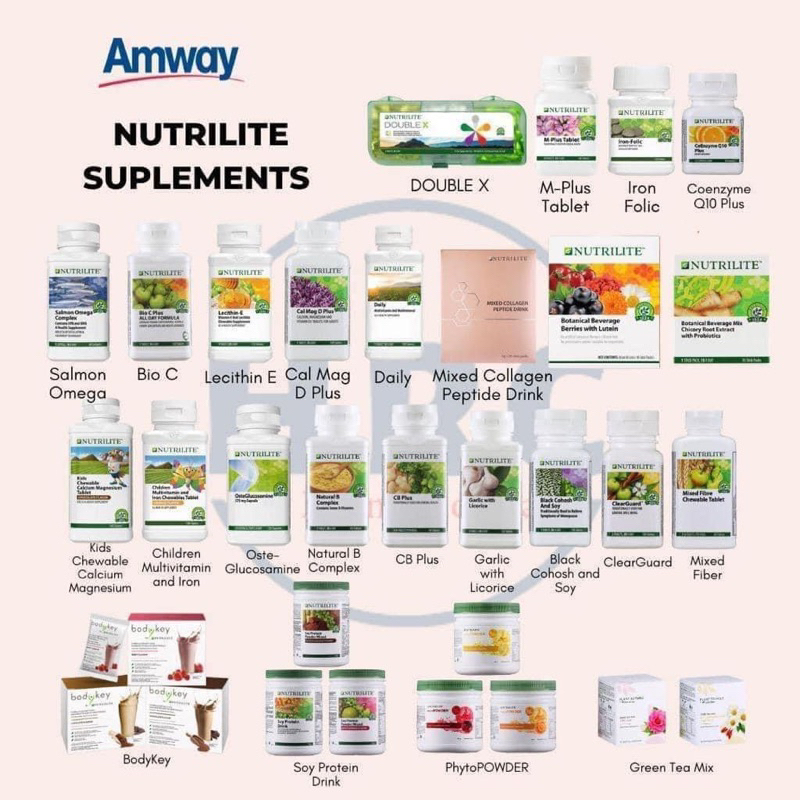 Amway Vitamin Nutrilite Supplement Set Ori HQ | Shopee Malaysia