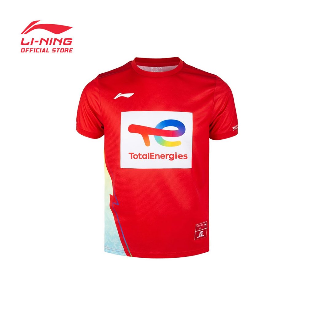 TOTAL ENERGIES X LI-NING 3V3 BADMINTON TOURNAMENT JERSEY - RED ...