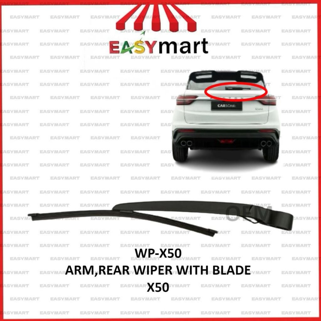 Proton X50 11Inch Rearwindshield Wiper Arm With Wiper Blade For Proton ...