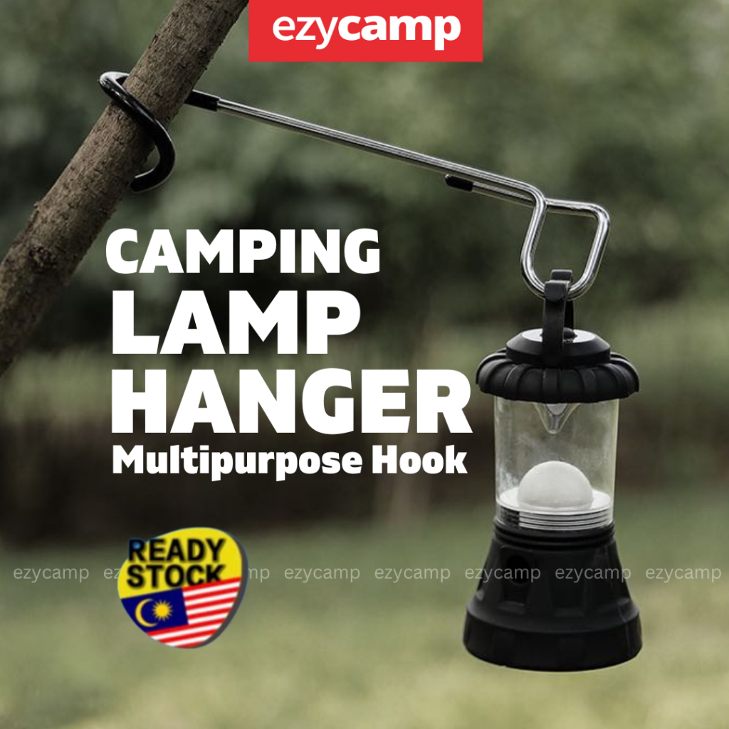 Ezycamp Camping Lamp Hanger Multipurpose Hook Tent Pole Hook Lantern ...