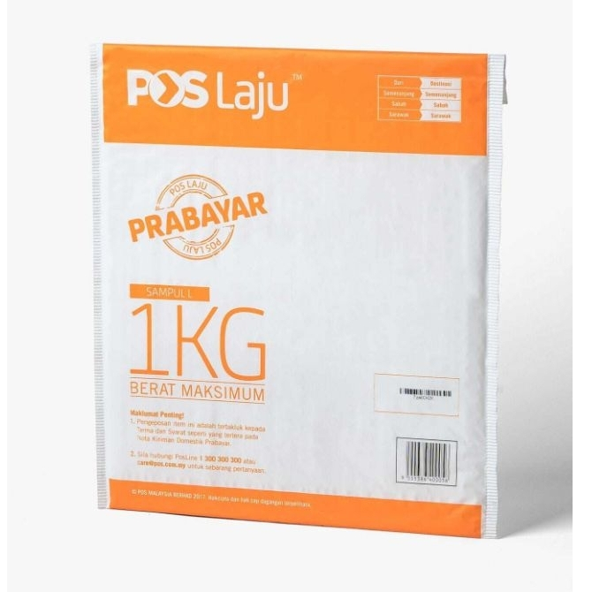 Poslaju Prabayar 1KG (L) | Poslaju Domestic Prepaid | Shopee Malaysia