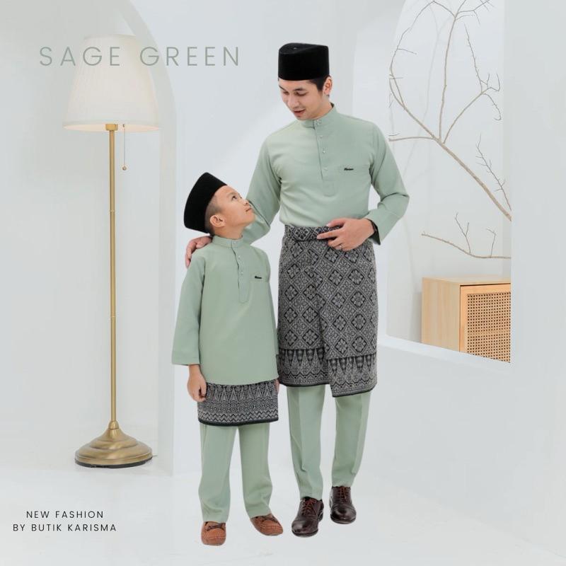 BAJU MELAYU SLIMFIT MODERN / BAJU MELAYU SLIMFIT RAYA 2025 AYAH&ANAK ...