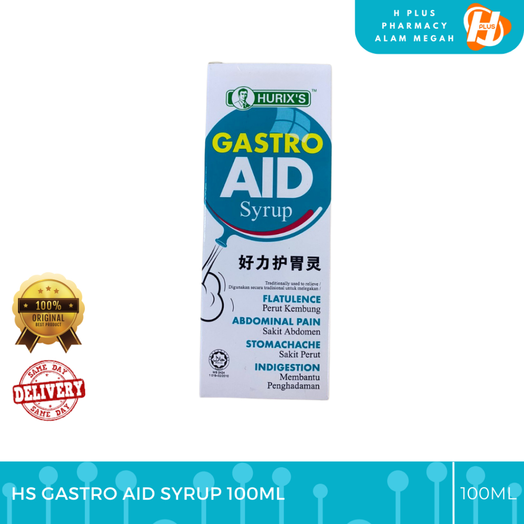 HURIX'S GASTRO AID SYRUP 100ML | Shopee Malaysia