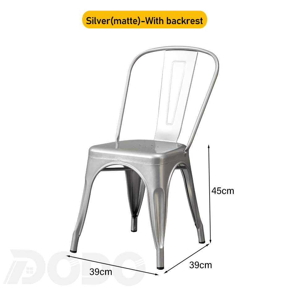 DO Metal High Chair Bar Stool Cafe Chair Dining Chair Kerusi Makan ...