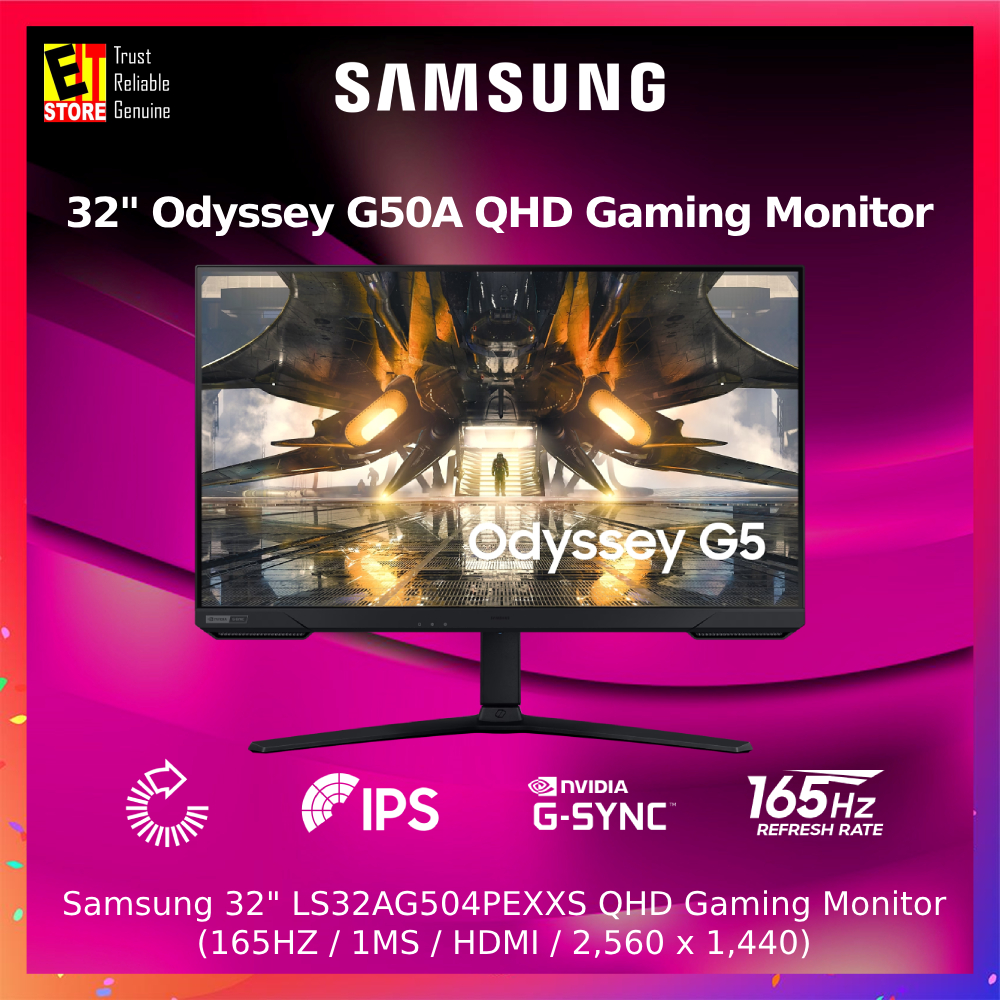 Samsung 27''/32'' Odyssey G50A QHD Gaming Monitor LS27AG500PEXXS ...