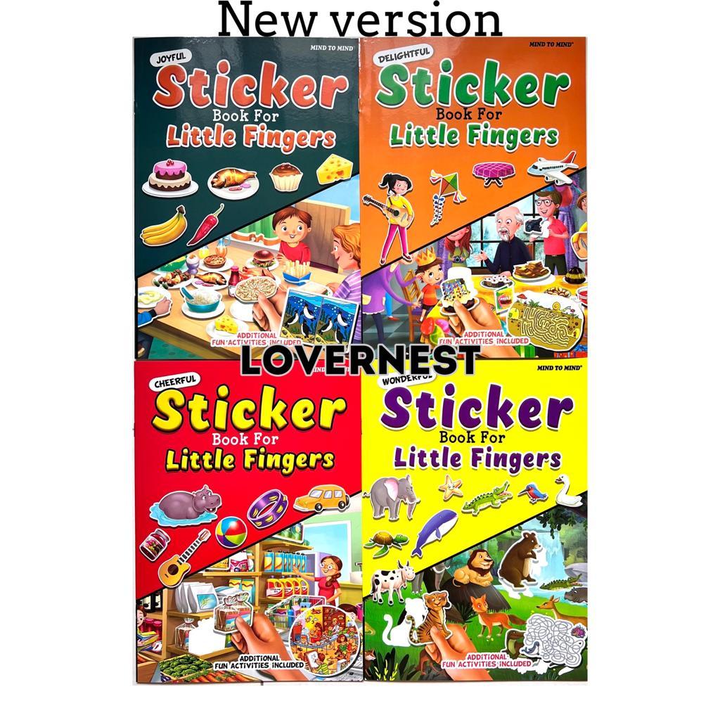 Sticker Book for Little Hands - Kindergarten Children Motor Skills ...