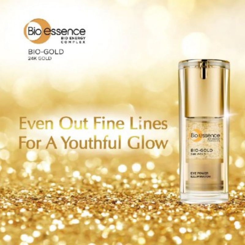 Bio Essence Bio-Gold 24K Gold Eye Power Illuminator (17ml) | Shopee ...