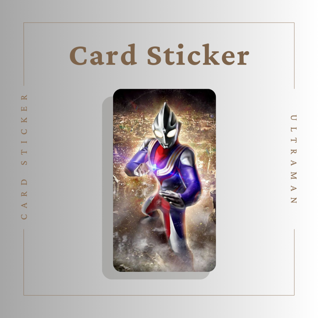 ULTRAMAN CARD STICKER - TNG CARD / NFC CARD / ATM CARD / ACCESS CARD ...