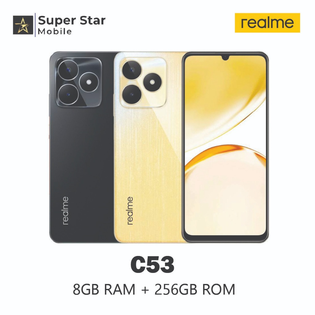 Realme C53 (8GB RAM +256GB ROM) 33W SUPERVOOC Charge 5000mAh Massive Battery,6.74" FHD+ Display ...