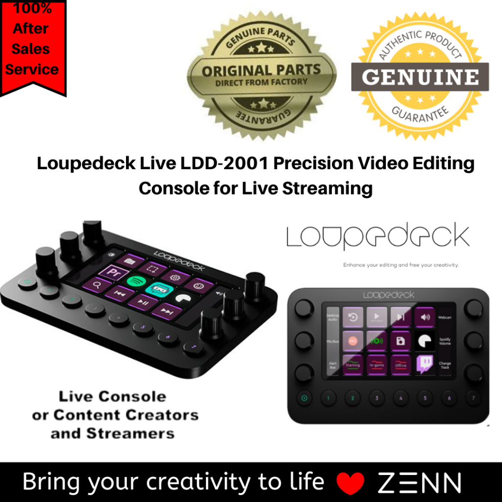 Loupedeck Live LDD-2001 Precision Video Editing Console for Live ...