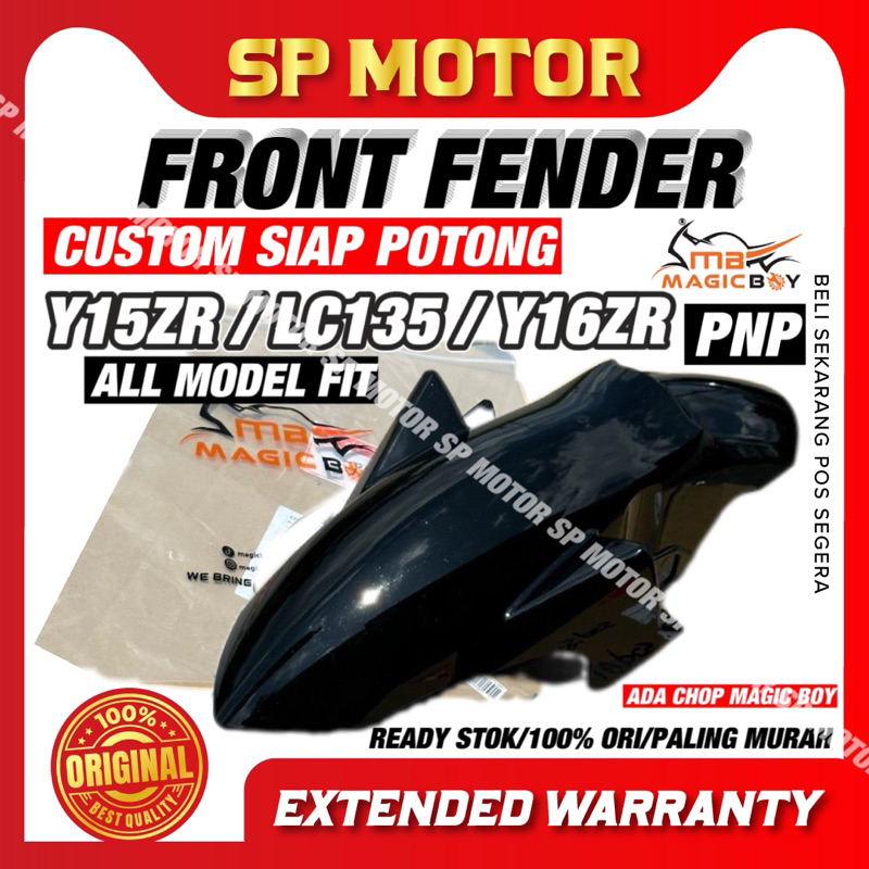 Magicboy Magat potong front fender cover custom PNP Y15ZR Y16 ZR Y15 ...