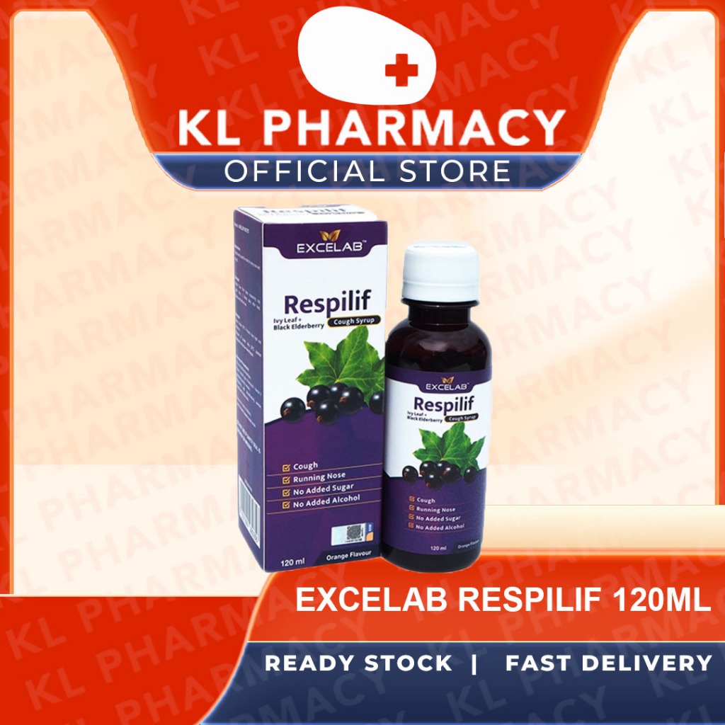 Excelab Respilif Cough Syrup -120ml | Shopee Malaysia