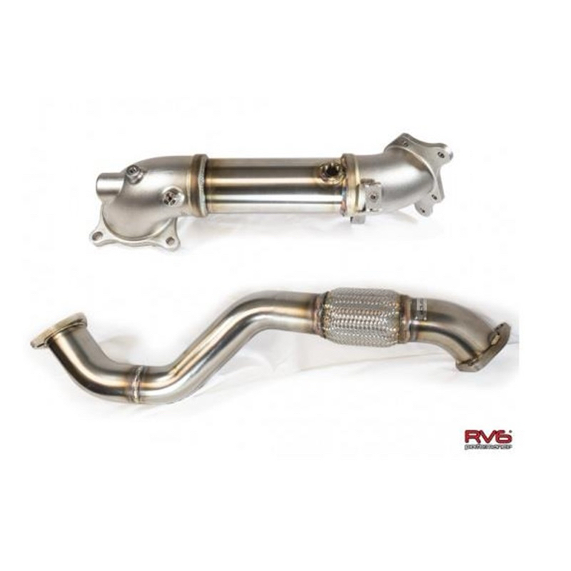 RV6 Down Pipe & Front Pipe for Honda Civic Type R FK8 and FL5 | Shopee ...