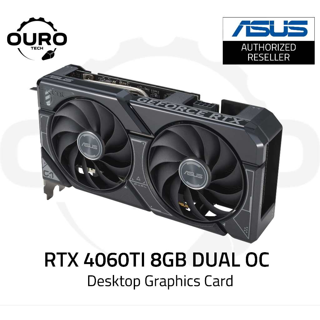 ASUS NVIDIA GEFORCE RTX 4060Ti OC EDITION 8GB GDDR6 DUAL FAN | GAMING GRAPHICS CARD GPU VGA ...