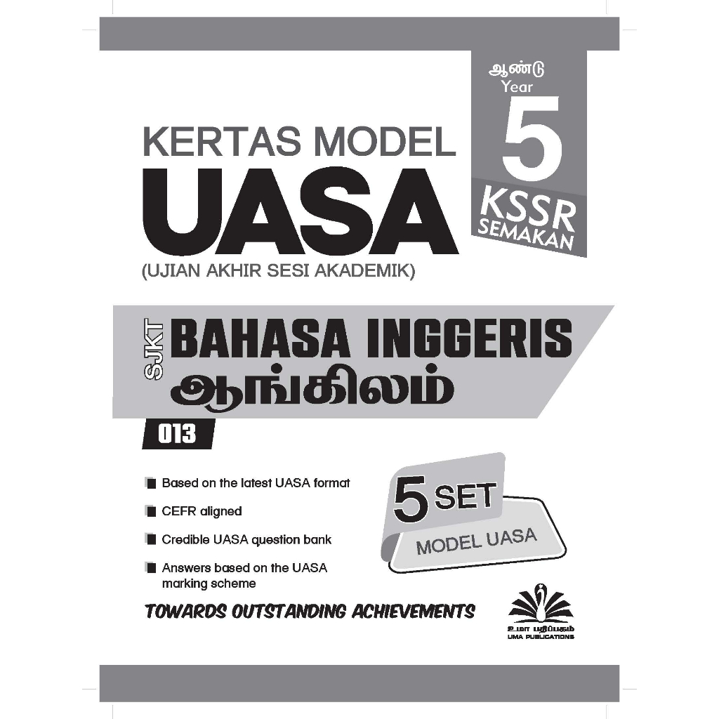 Kertas Model UASA Bahasa Inggeris Tahun 5 SJKT | Shopee Malaysia