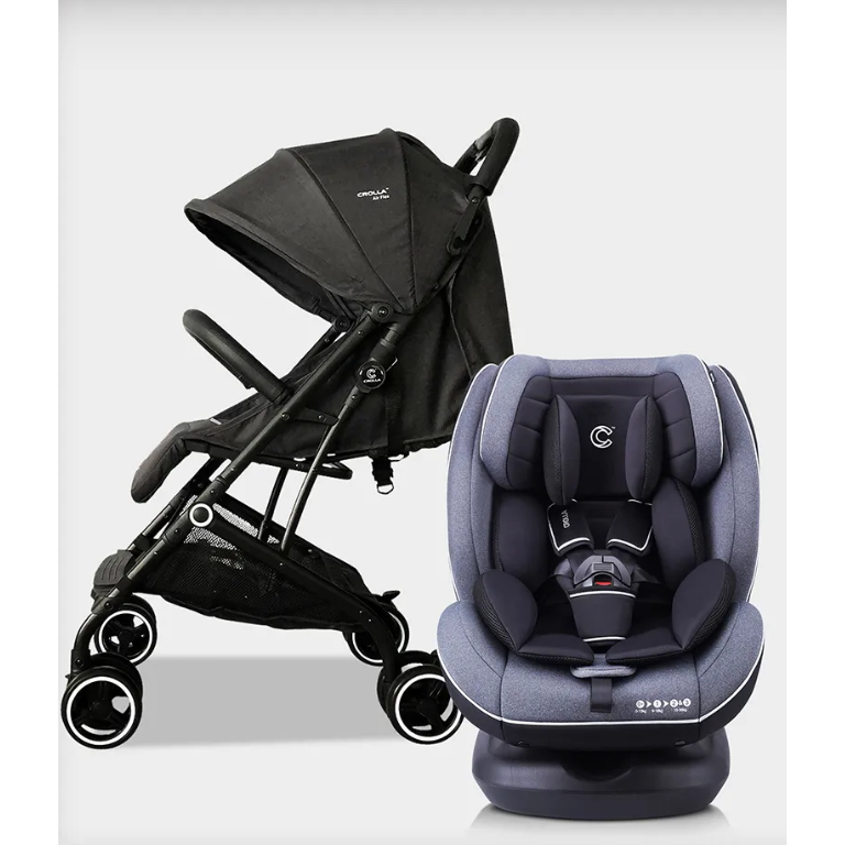 Crolla Nexus Convertible Car Seat + Crolla Air Flex Compact Easy Fold ...
