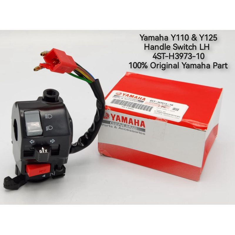 100% ORIGINAL- YAMAHA Y125Z Y125 Y125ZR LH HANDLE SWITCH -4ST-H3973-10 ...