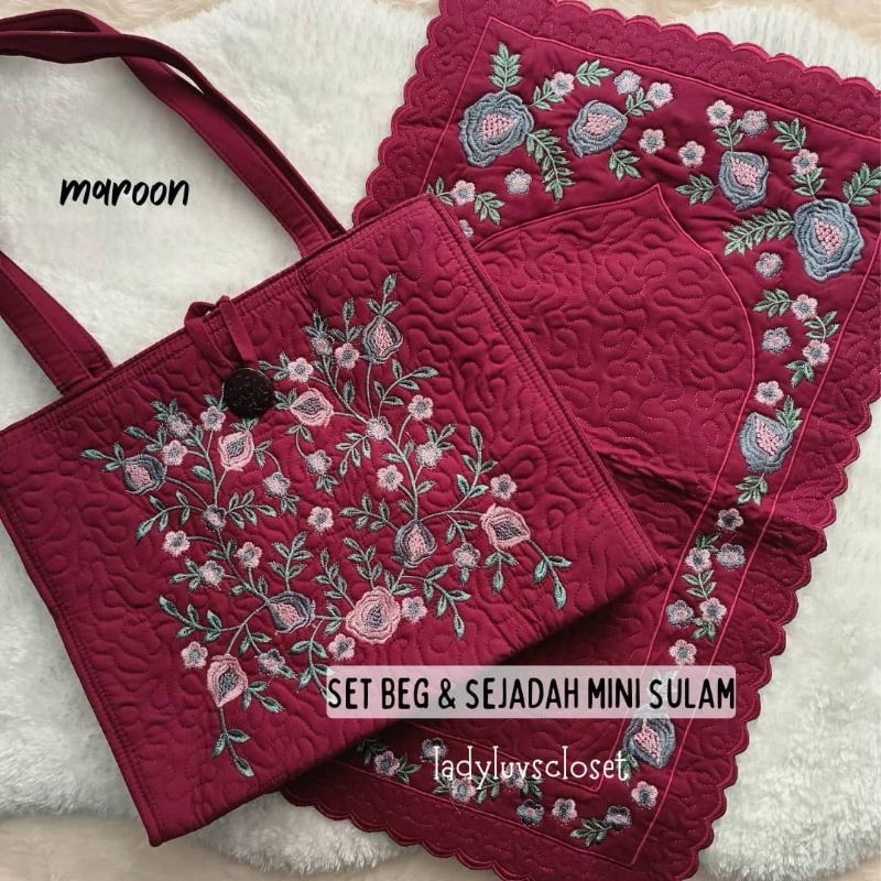 SET BEG & SEJADAH MINI SULAM ROSSA EXCLUSIVE | Shopee Malaysia